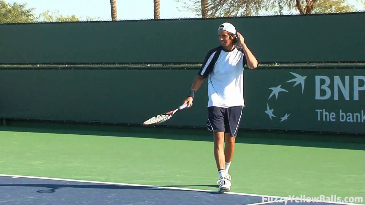 Juan Ignacio Chela hitting in High Definition - YouTube