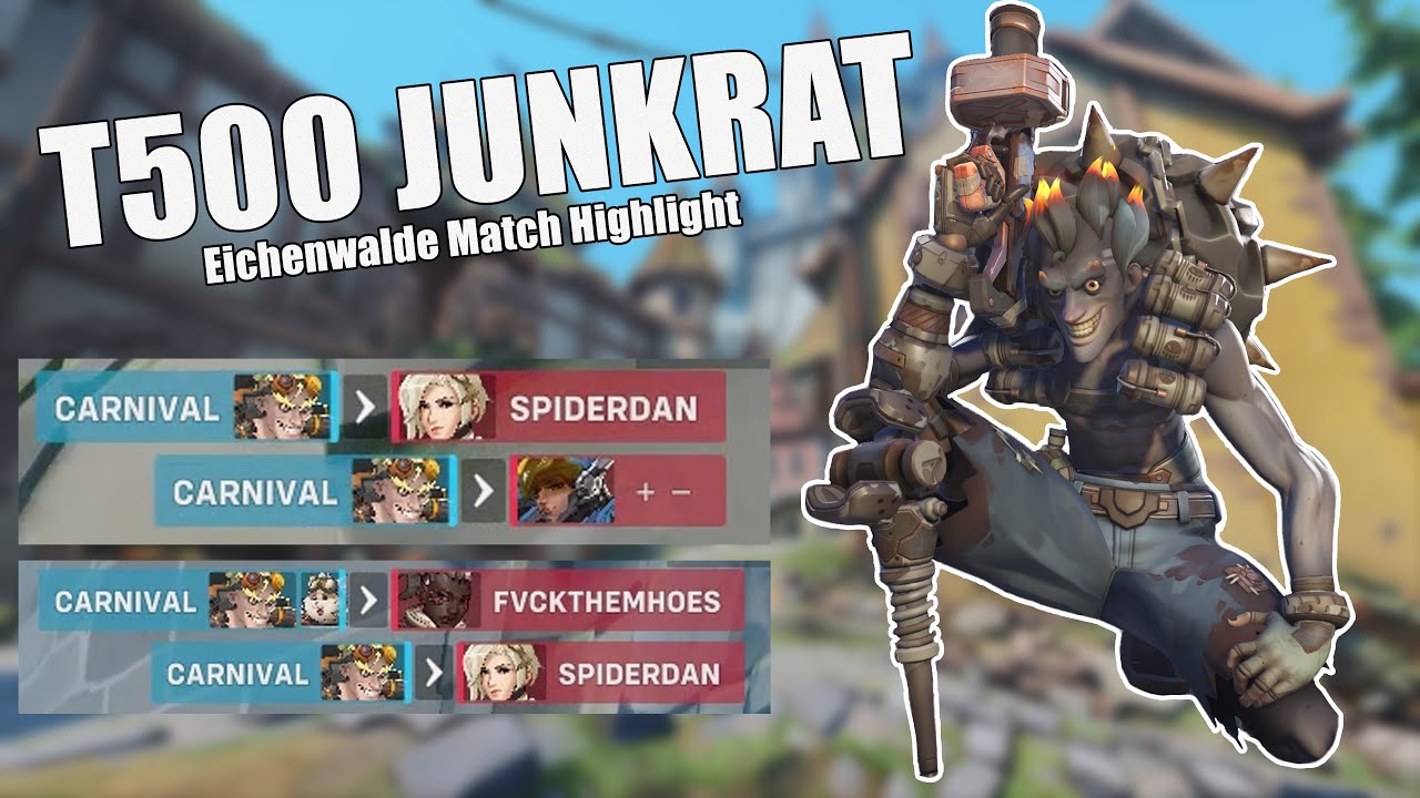 T500 Junkrat On Eichenwalde - Match Highlight (Overwatch 2) - YouTube