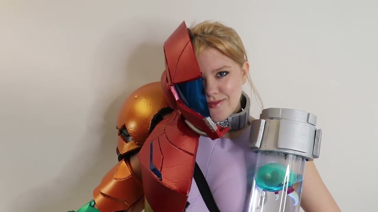Super Metroid Nintendo Power Half-suit cosplay! - YouTube