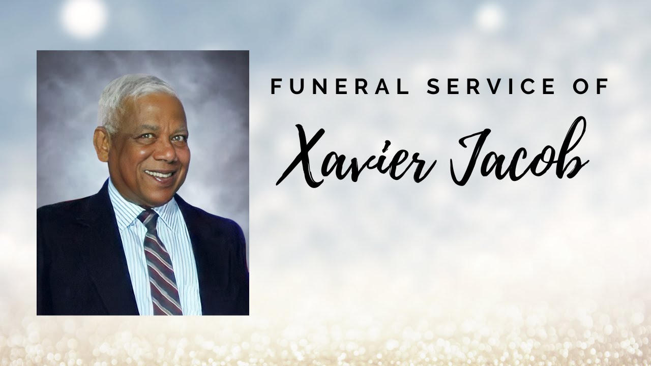 Funeral Service of Xavier Jacob - YouTube