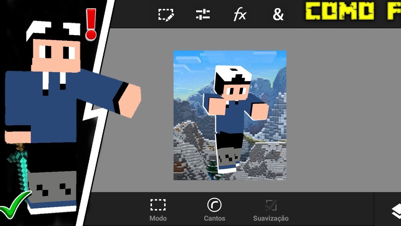 como fazer render de minecraft - YouTube