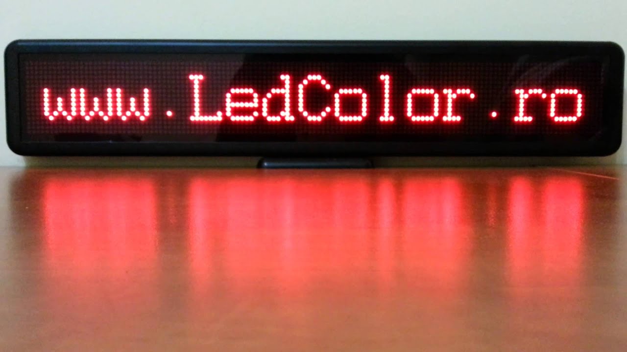 Ecran Panou Afisaj publicitar LED leduri led-uri rezolutie 16x128 ...