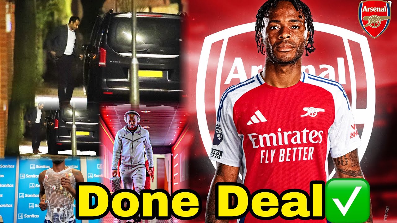 Medicals Done Arsenal SIGN Raheem Sterling🔥Welcome To Arsenal,Full ...
