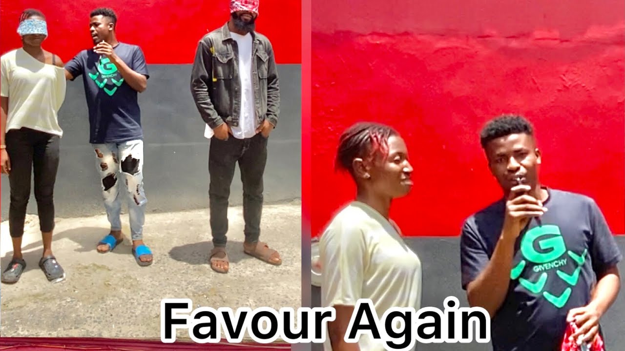 The handsome guy and Favour on blind date - YouTube