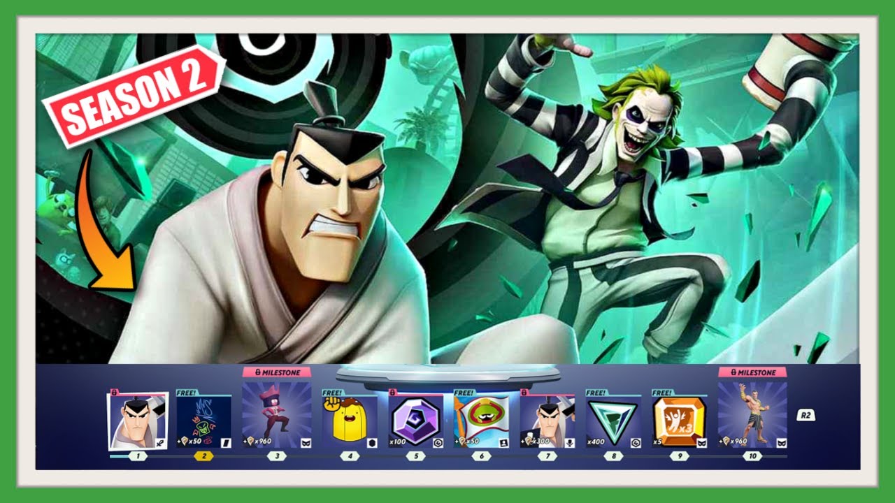 MultiVersus *NEW* Season 2 Battle Pass! (New Character, Outfits and ...