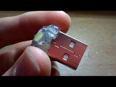 How to make a USB LED flashlight! (simple project) - YouTube