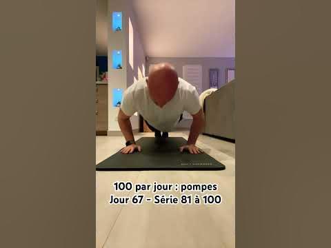 100 par jour : pompes - Jour 67 - Série 81 à 100 #motivation - YouTube