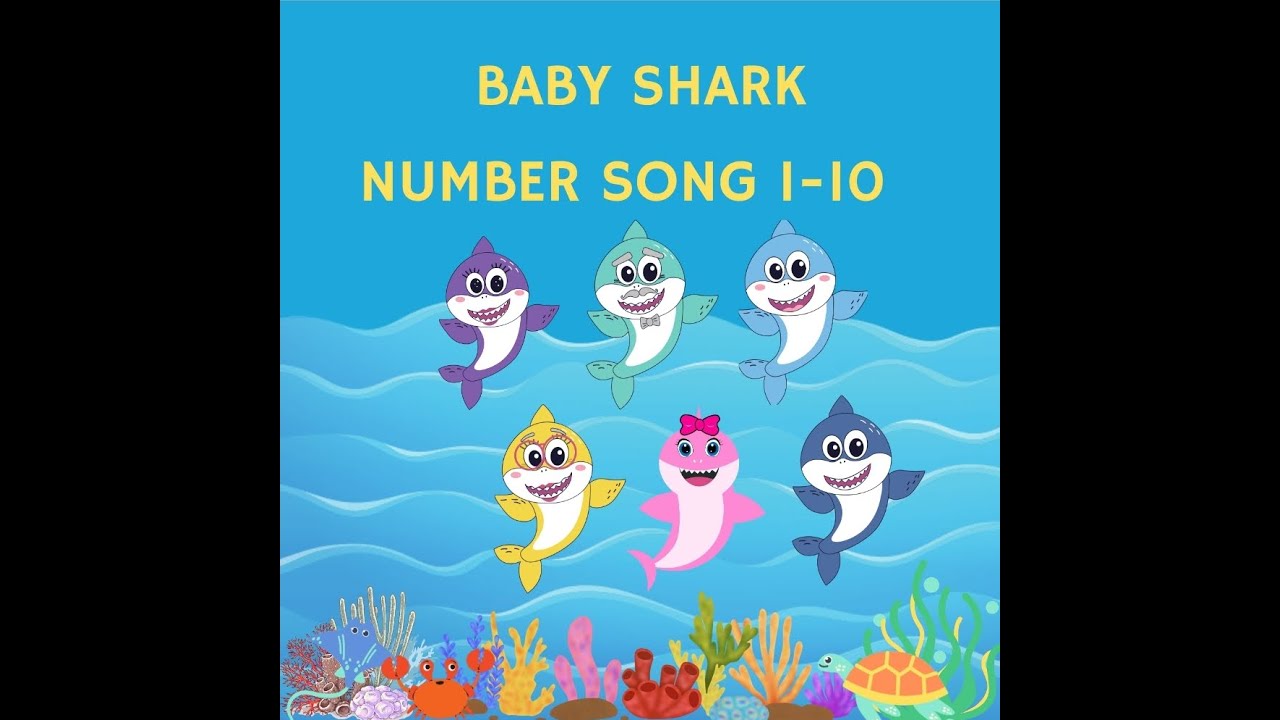 Counting Fun with Baby Shark | Singing 1-10 | Kids Learning Video - YouTube