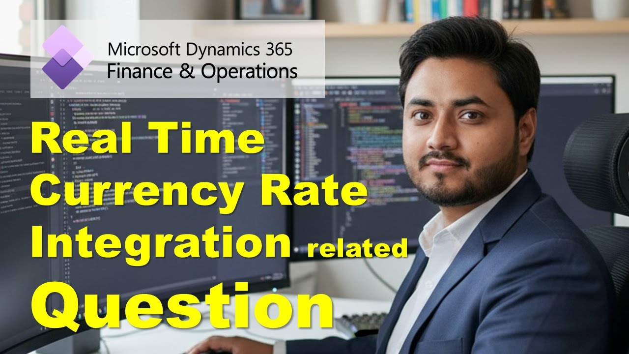 Real Time Currency Rate Integration related scenario in D365 F&O X++ ...