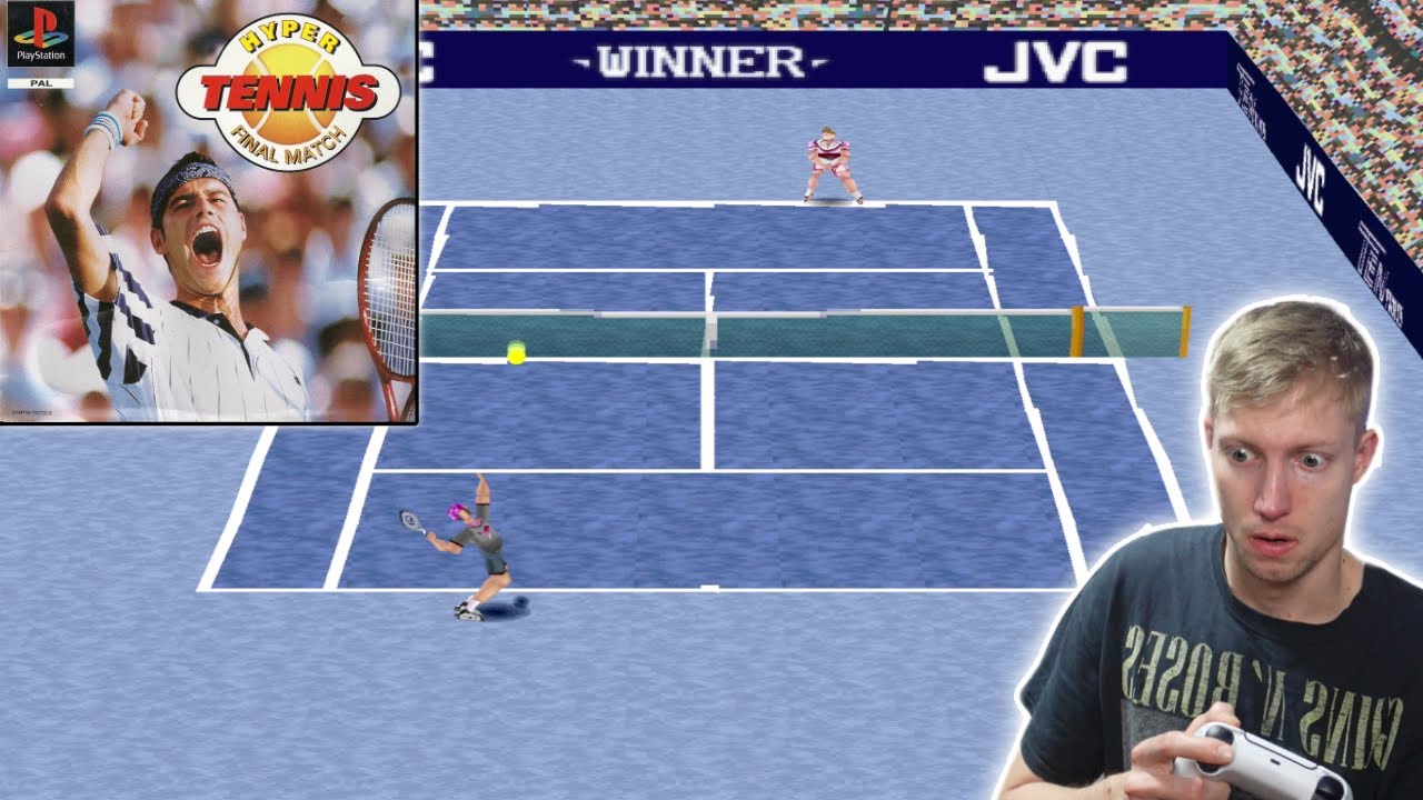 Hyper Tennis - Final Match (PS1) Gameplay - Angezockt (1996) - YouTube