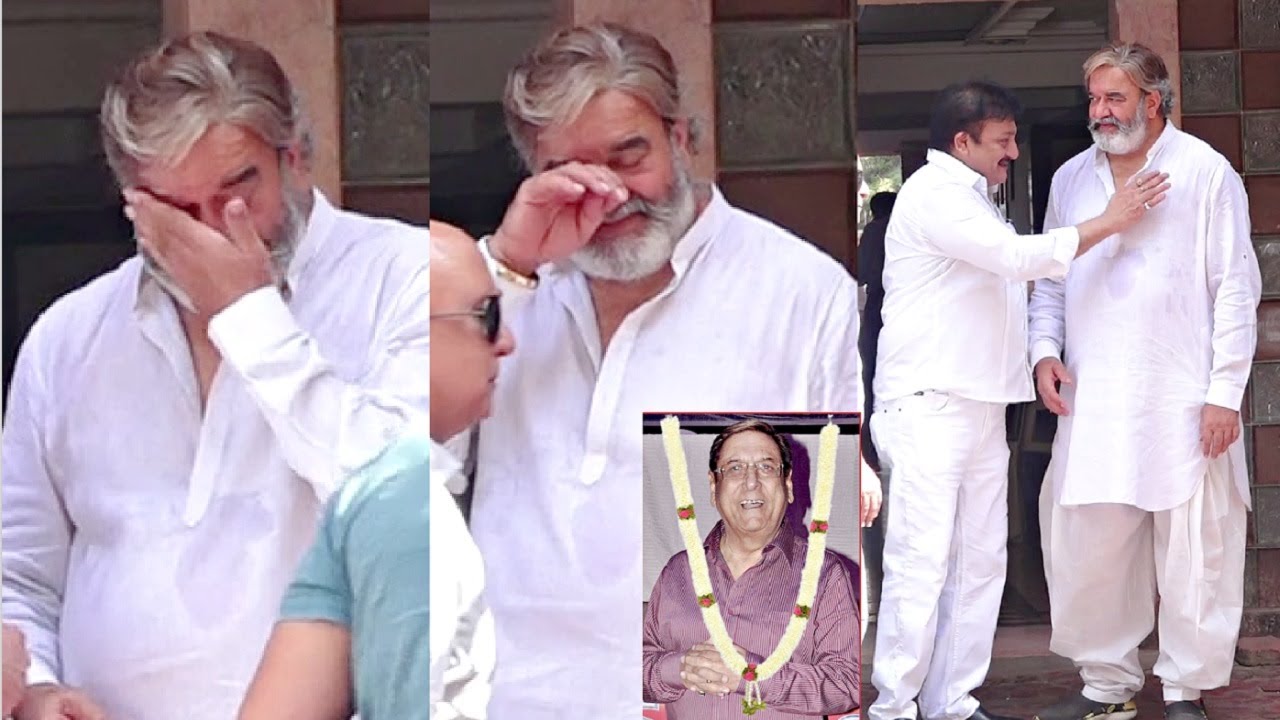 Mahabharat Actor Surendra Pal Breaks Down At Gufi Paintal FuneraI - YouTube
