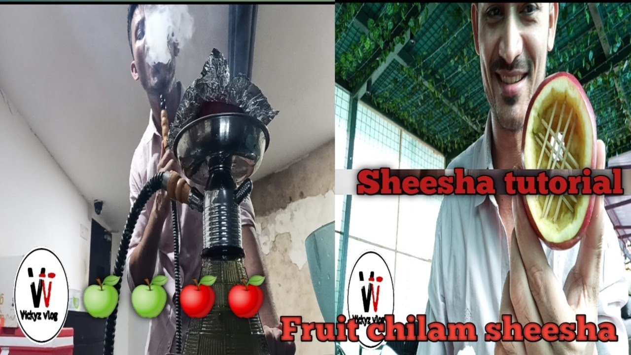 Fruit chilam sheesha.sheesha tutorial. Home made sheesha - YouTube