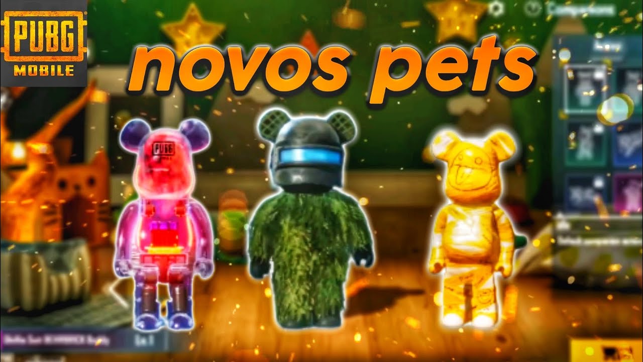 novos pets chegando no pubg mobile - YouTube