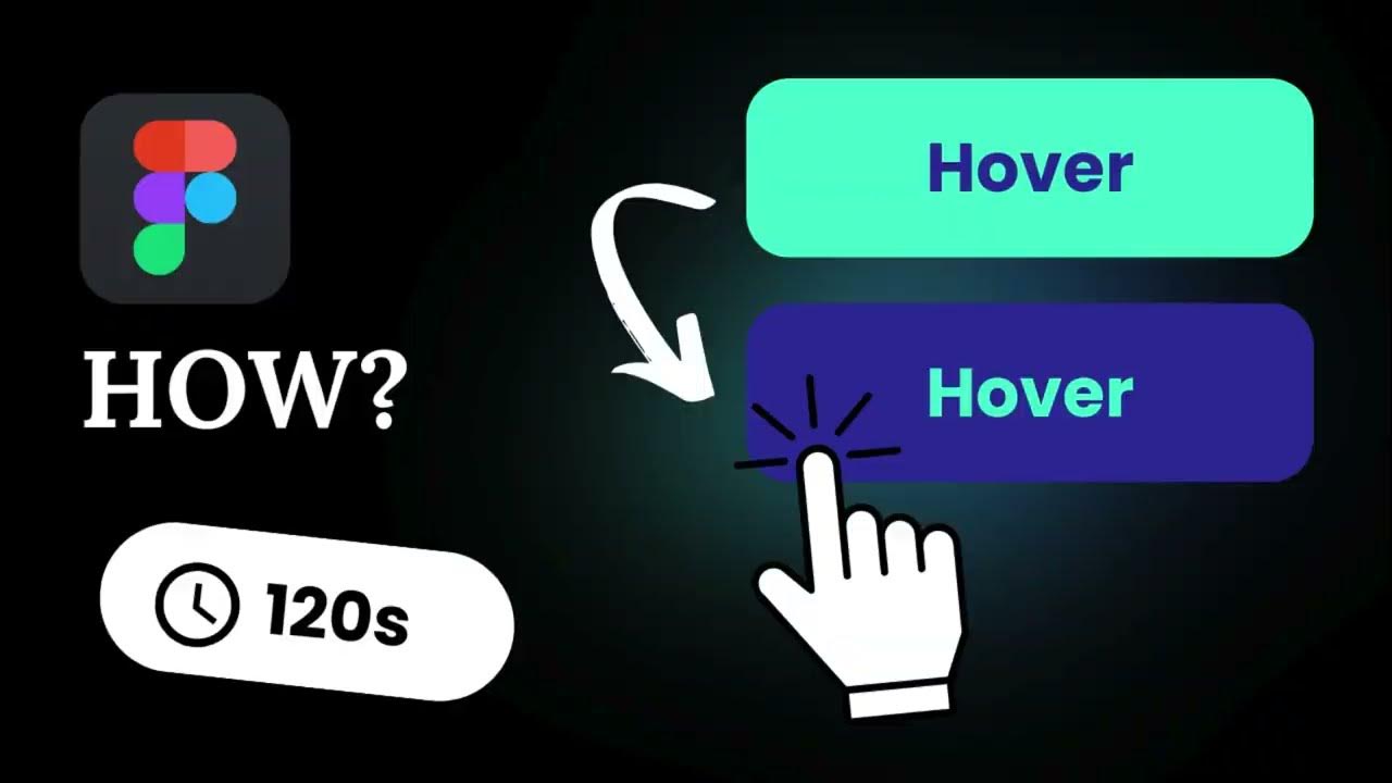 Create a Button With a HOVER Functionality in 120 SECONDS (Figma Tutorial) - YouTube