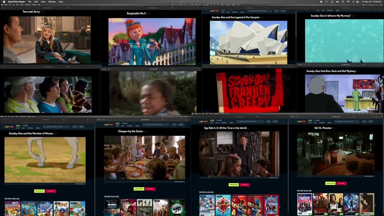 All 12 Movies Playing At The Same Time Vol.3 - YouTube