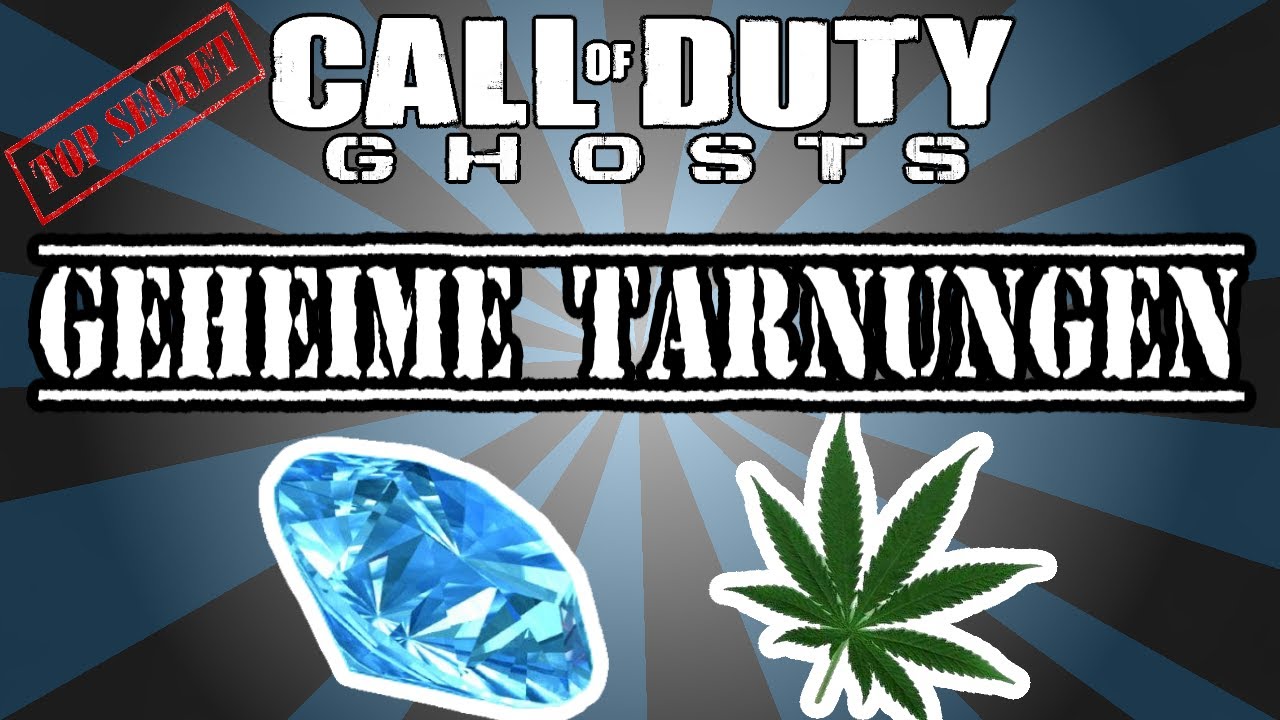 COD Ghosts: GEHEIME TARNUNGEN ENTDECKT! Weed,Diamant | evtl. für neues ...