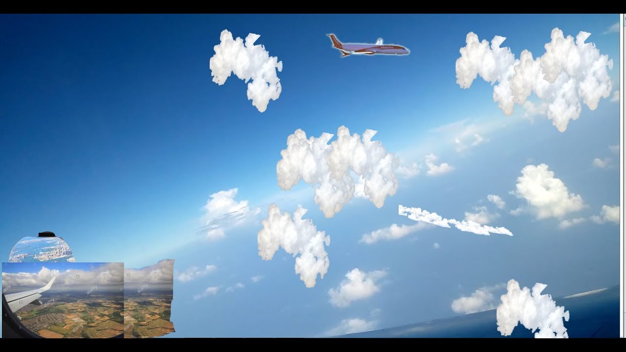 Amazing Scene over the clouds # beautifull cloud view #sky view by ...