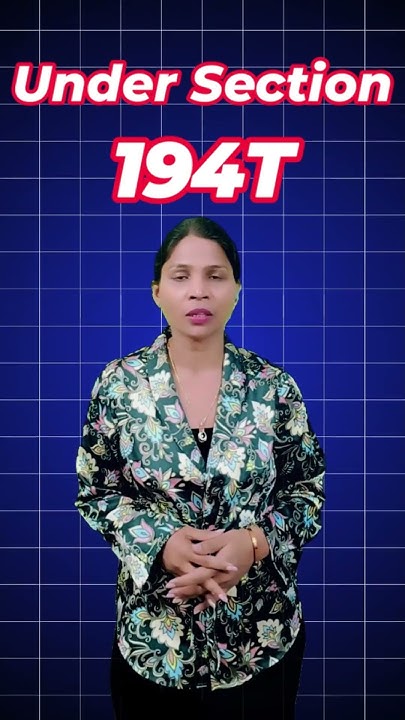 1 April 2025 से LLP और Firms को Partners की Payments पर TDS काटना होगा - Section 194T! - YouTube