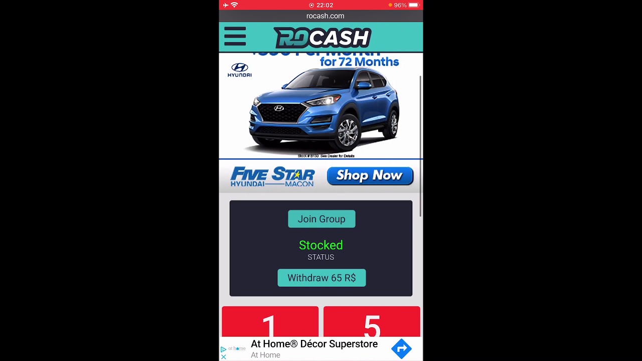 How To Get Free Robux Using ROCash - YouTube