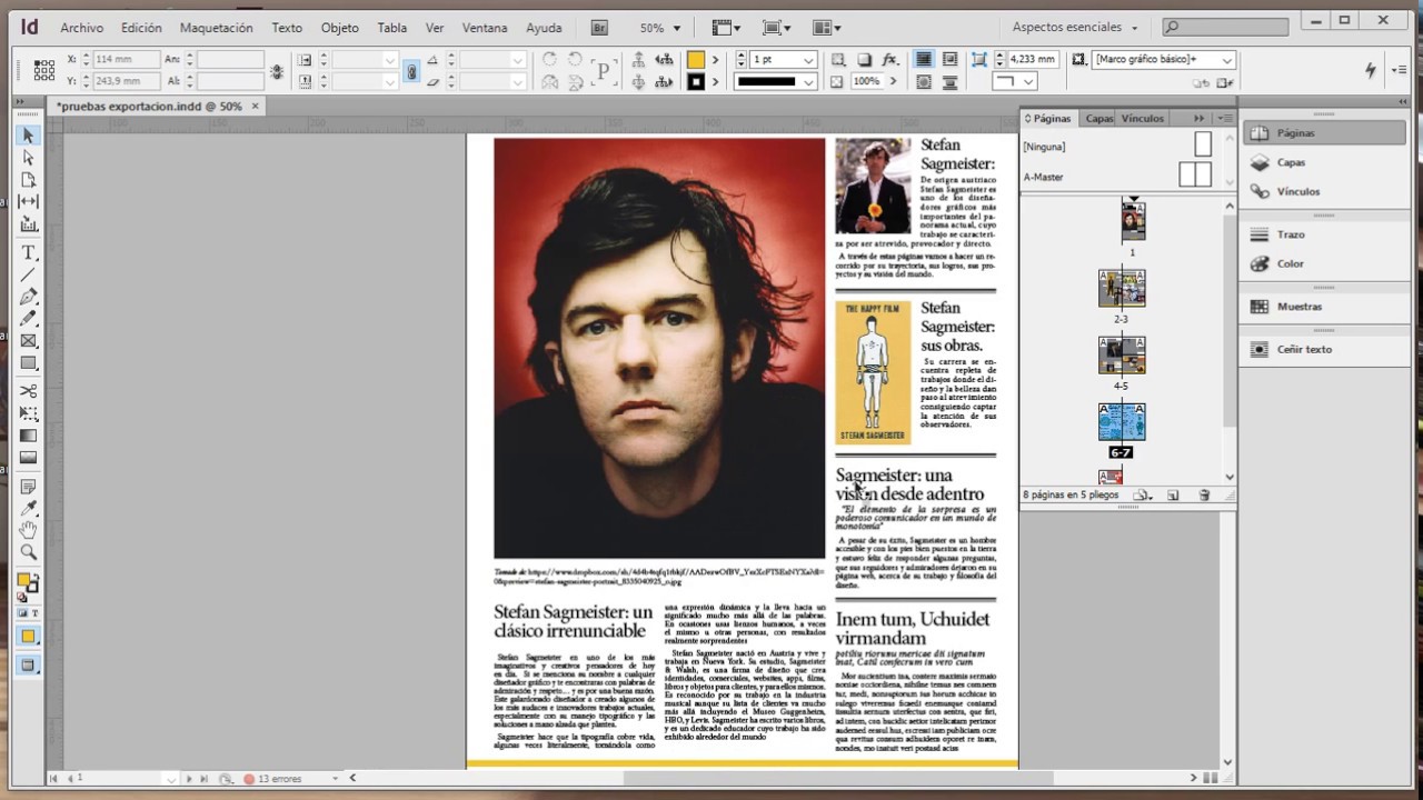 compaginar en indesing - YouTube