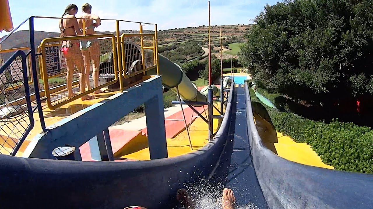 Kamikaze Water Slide at Acqua Plus Water Park - YouTube