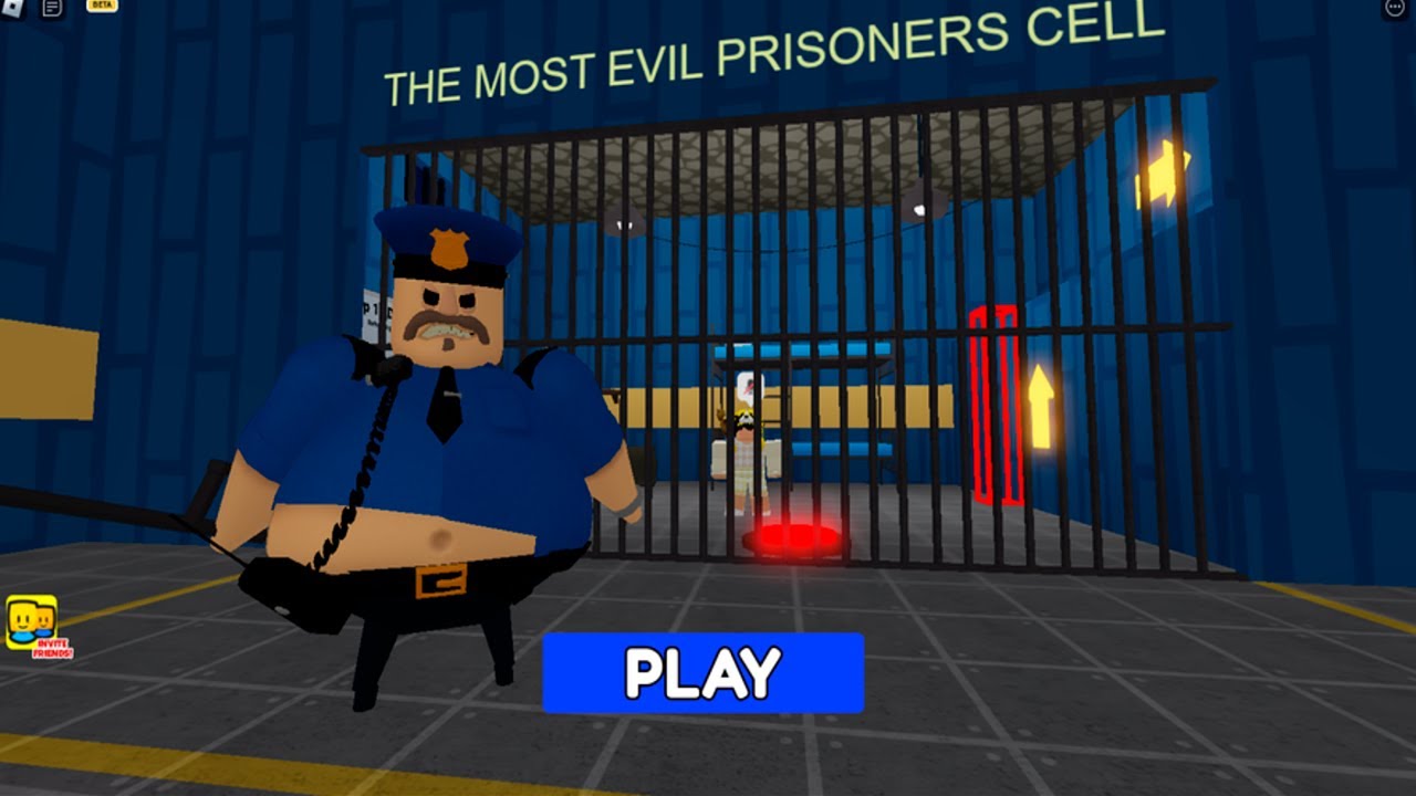 POLICE GIRL!] BARRY 2 PLAYER ESCAPE PRISON V2! Roblox Gameplay ...