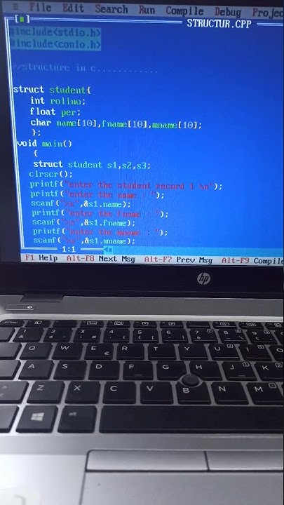 structure program in c programming||program 1. #viralshorts #shortsfeed #shortvideo #love - YouTube