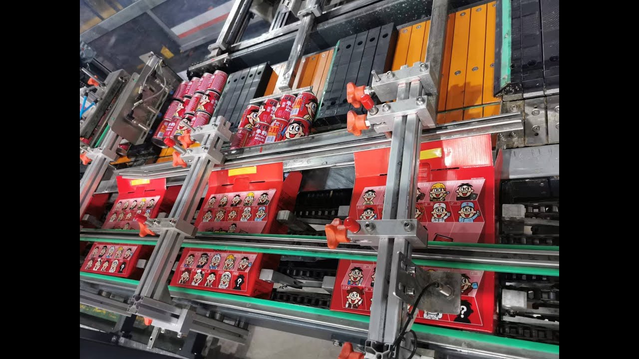 Gift box packing machine - YouTube