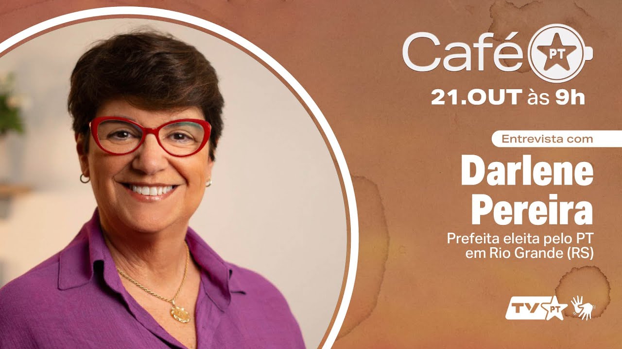 Café PT 21/10 | Entrevista com Darlene Pereira - YouTube