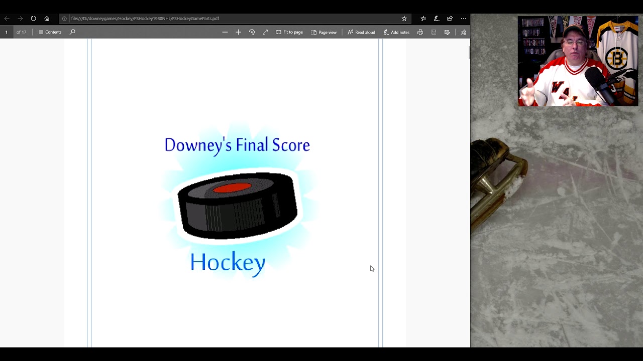 Downey's Final Score Hockey 1970-71 project wrap up - YouTube