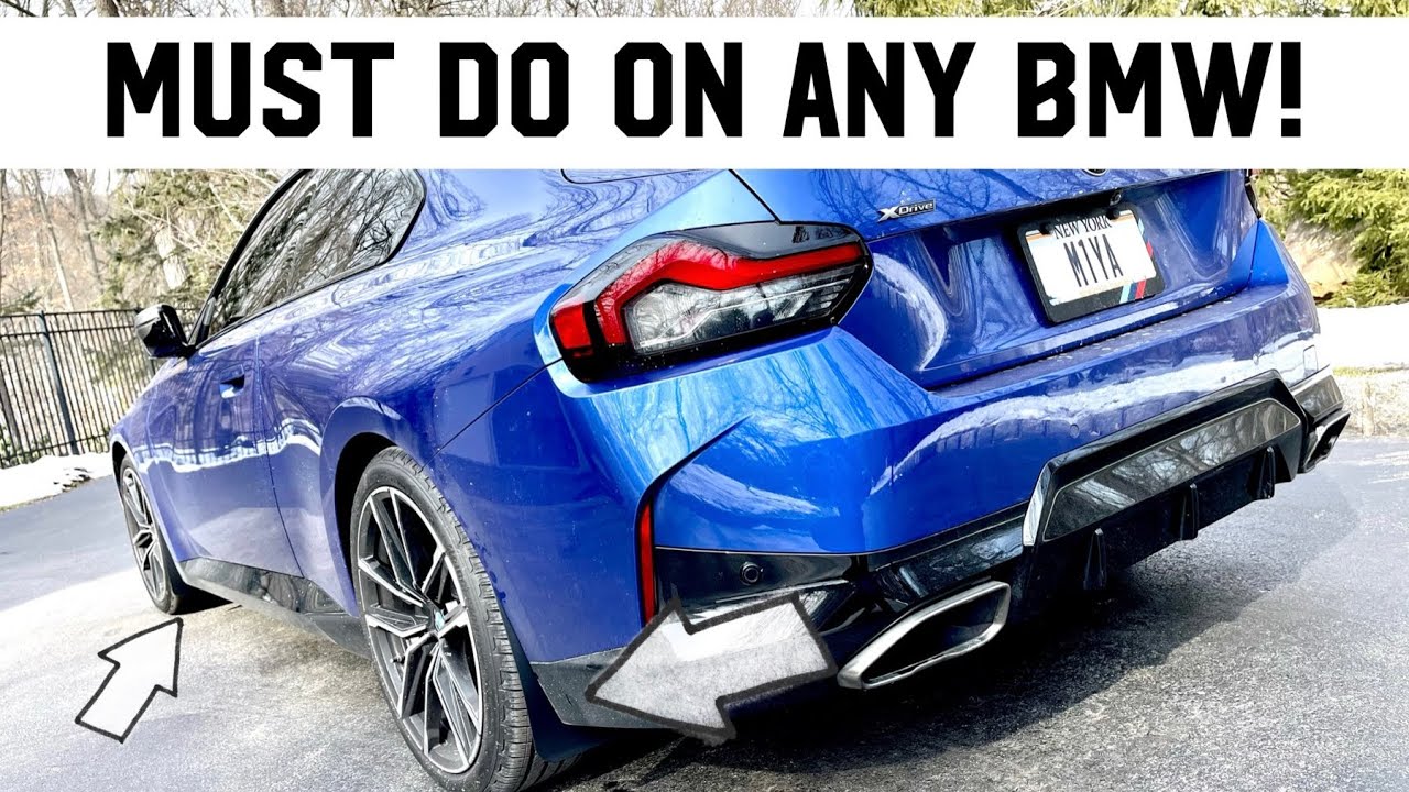 BMW G42 2 Series TLG Mud Flaps DIY Install - YouTube