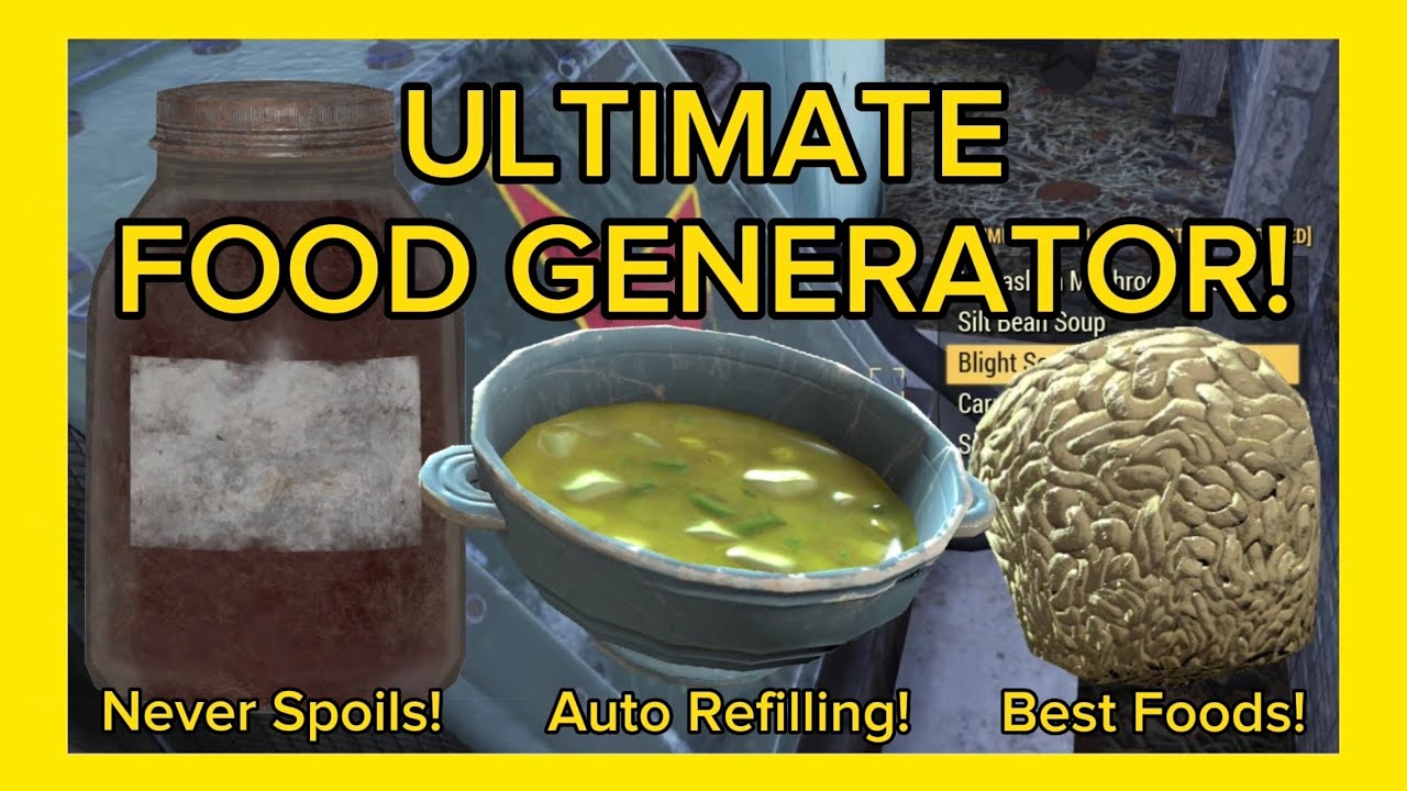 Ultimate Food Generator! Never Spoils! Auto Filling! Best Foods ...