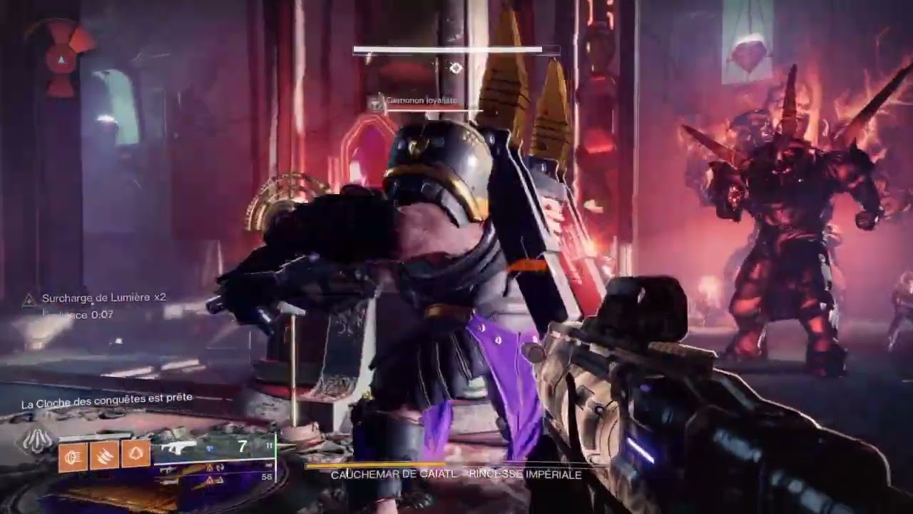 Destiny 2 - Donjon DUALITÉ solo CAIATL Boss final Chasseur - YouTube