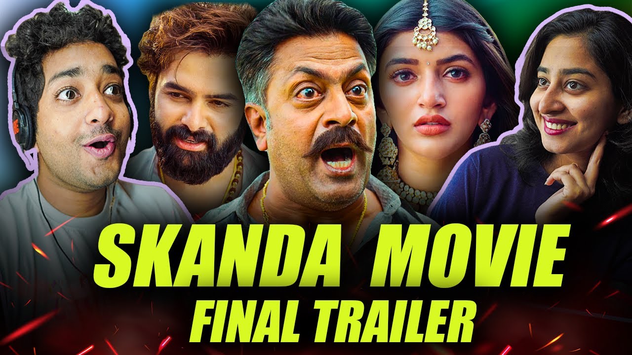 Skanda - Release Trailer REACTION | Ram Pothineni, Sree Leela ...