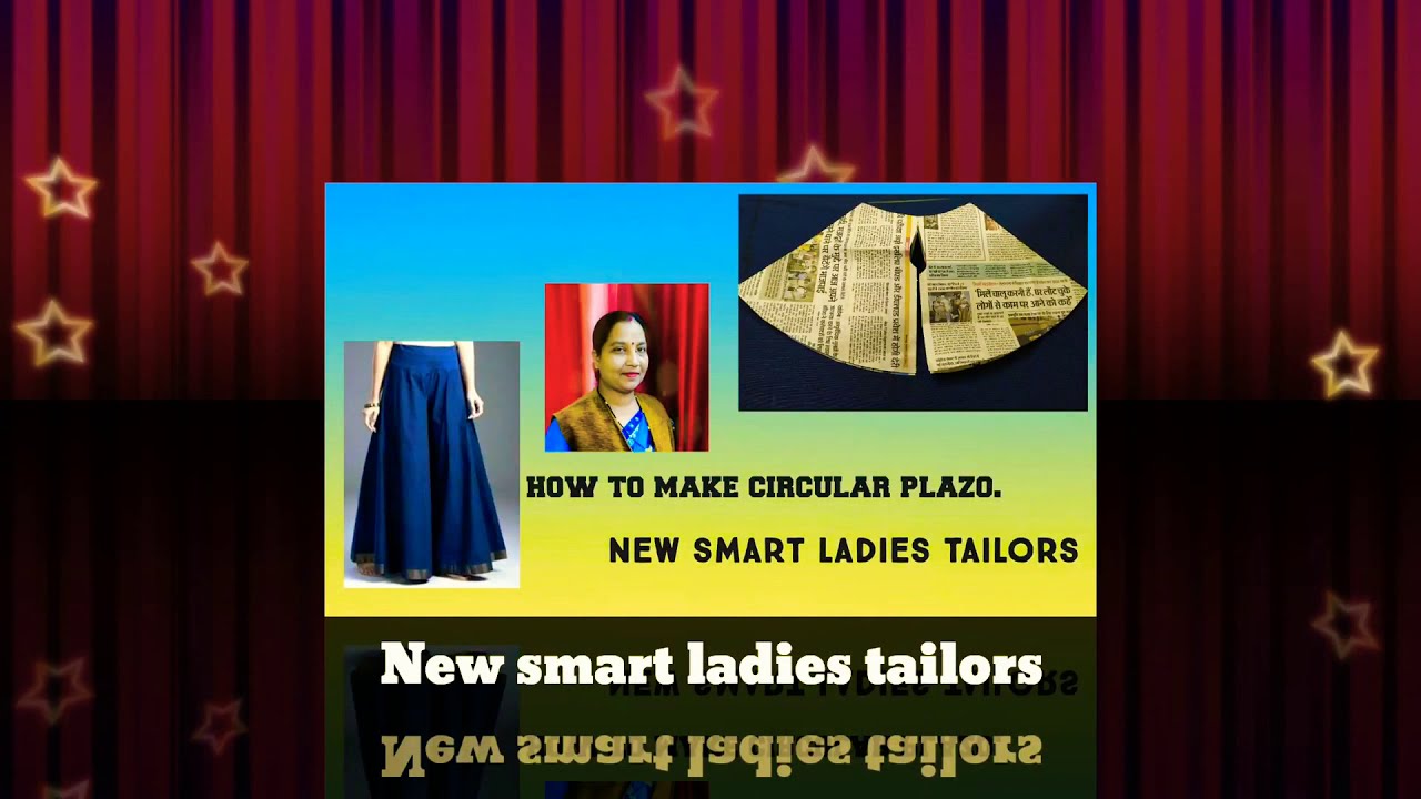How to make circular plazo cutting - YouTube