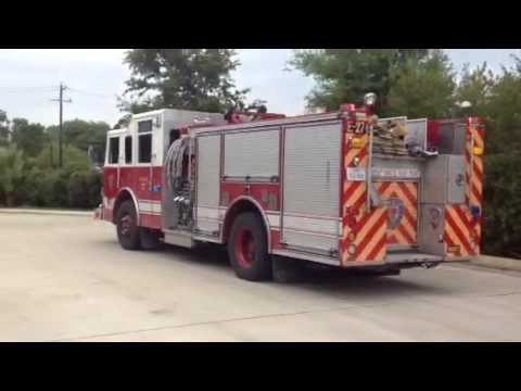Engine 27 San Antonio fire department responding - YouTube