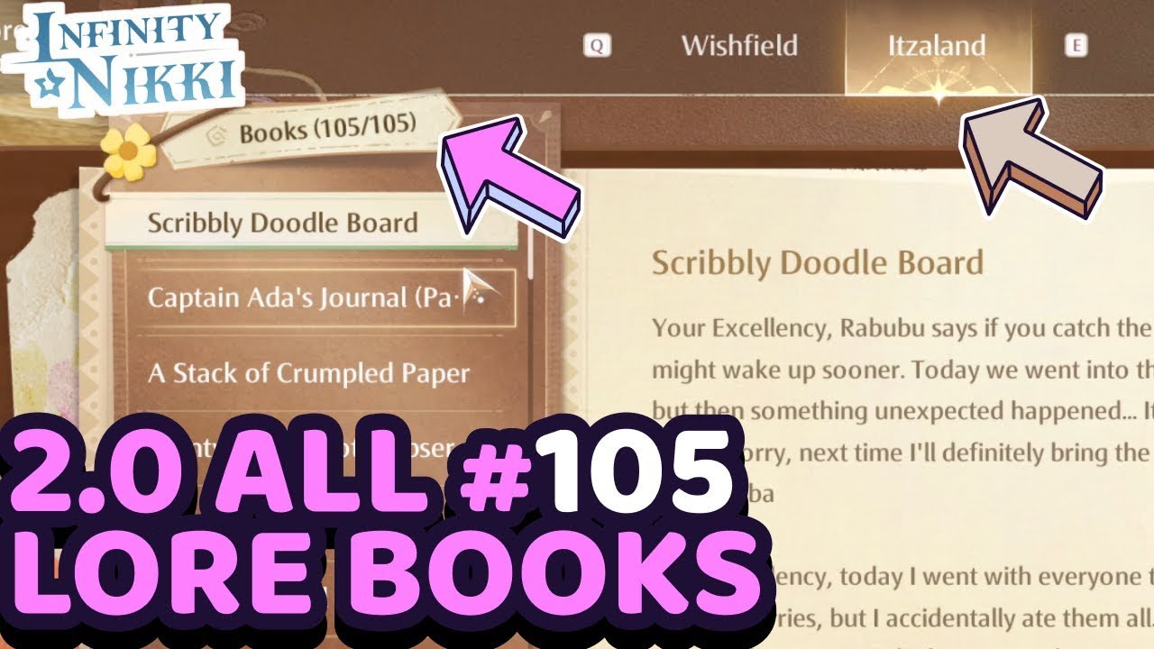 2.0 ALL 105 Lore Books Locations & How to Get Itzaland Compendium ...