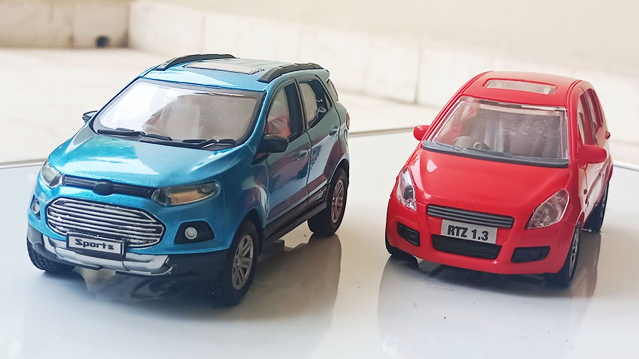 Unboxing Scale Model Ford Eco Sports | Maruti Suzuki Ritz Diecast Car # ...