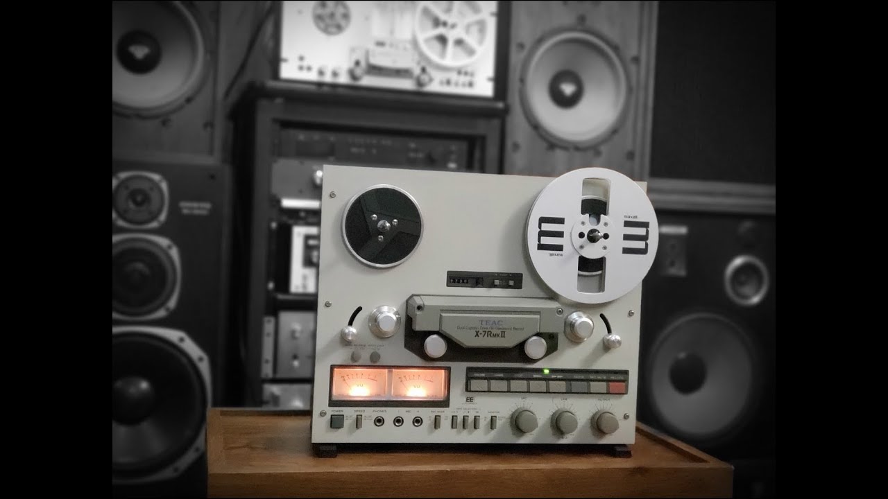 TEAC X-7R MKII Quick Test After Servicing by BIGAZSPEAKERS.COM - YouTube