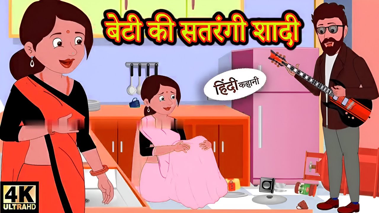 बेटी की सतरंगी सादी, bedtime stories, Hindi kahaniya, best story, - YouTube