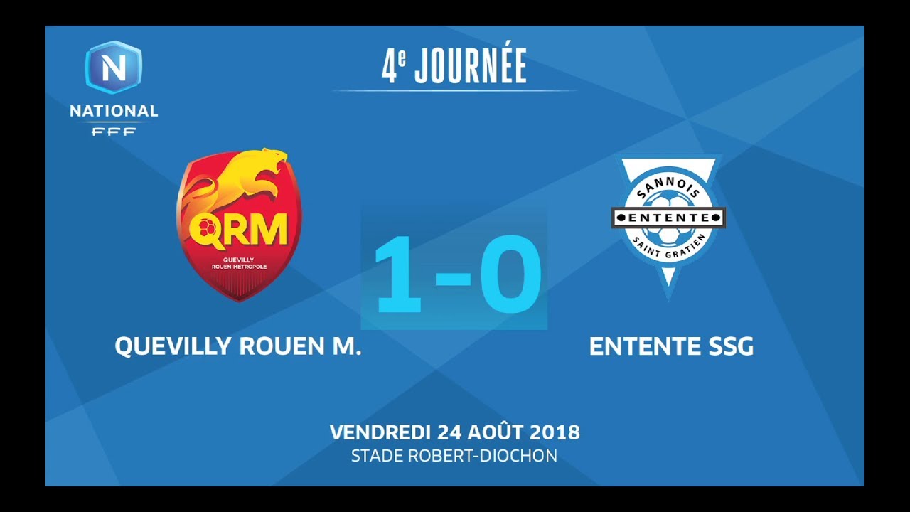 J4 : Quevilly Rouen Metropole - Entente SSG (1-0), le résumé I National ...