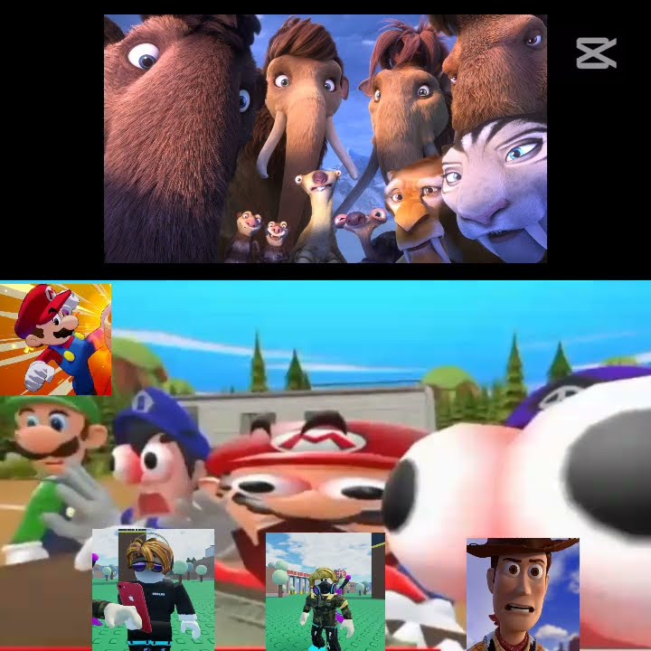 pizza tower scream at ice age but smg4 scream #smg4 #iceage #roblox # ...