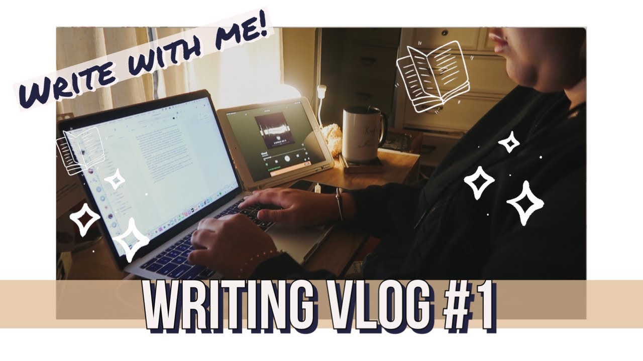 WRITING VLOG #1 🖋 | Write with me! Real time writing session ...