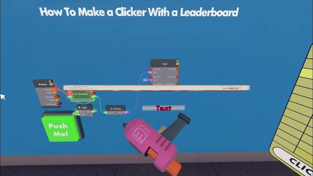 How To Make a Simple Clicker With a Leaderboard In Rec Room - YouTube