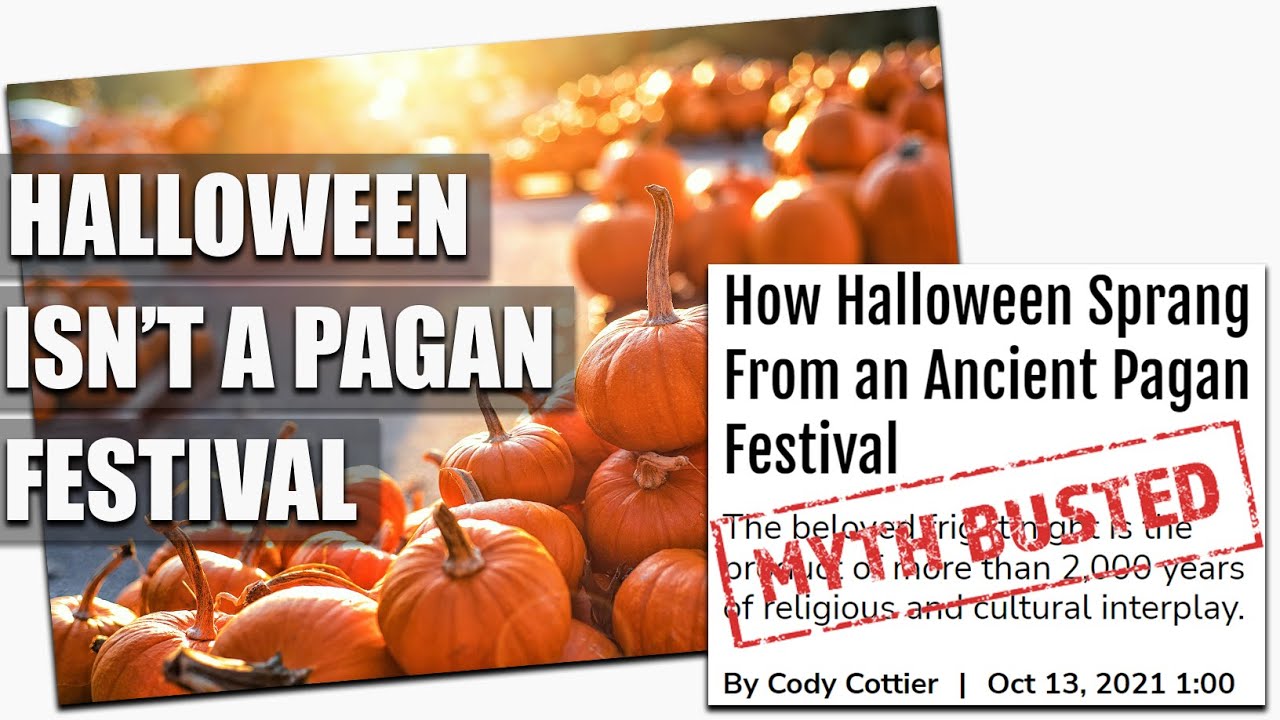 Halloween isn't pagan & has Christian origins - YouTube