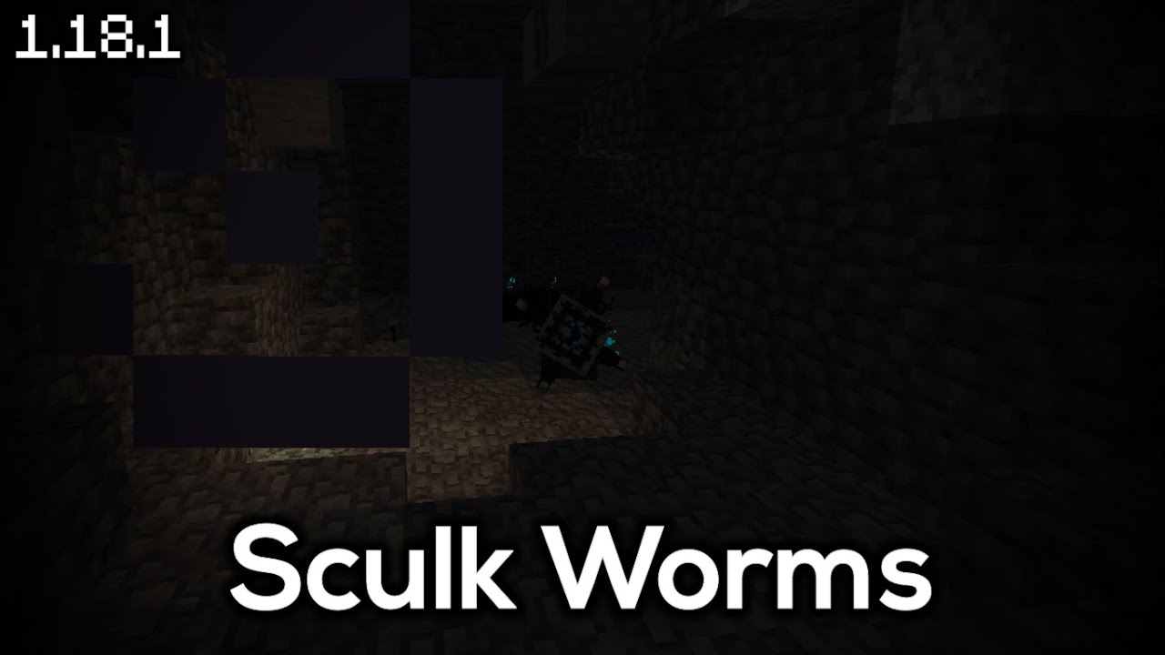 Minecraft Sculk Worms mod 1.18.1 - YouTube