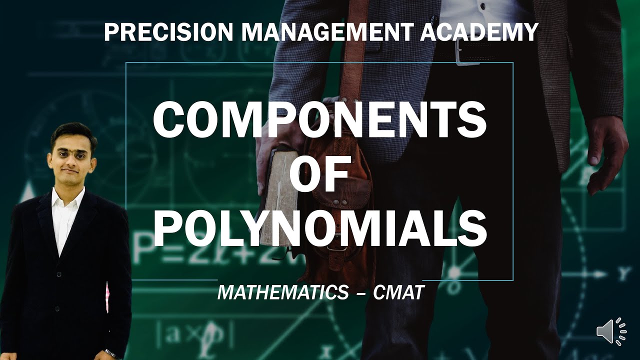 COMPONENTS OF POLYNOMIALS - CMAT - YouTube