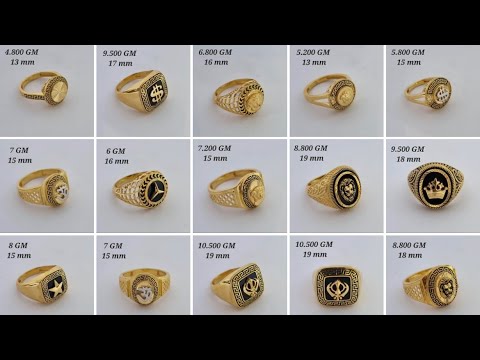 Latest 22carat gold ring for mens || 2023 black plate rings #lionring # ...