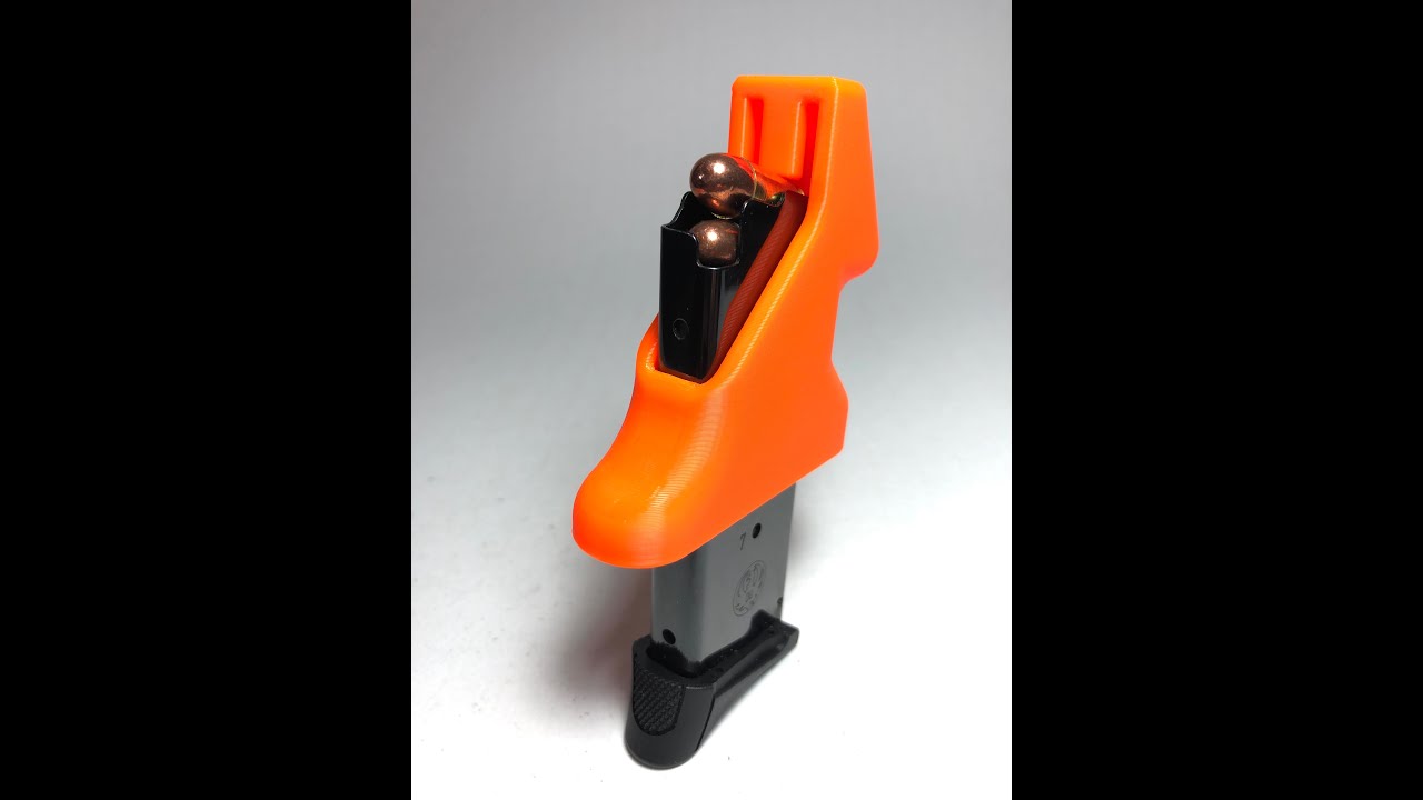 Ruger LC380 .380 Speedloader - 7 round .380 mag loading - 2nd method ...