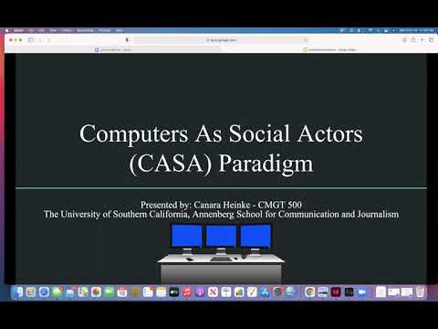 Computers As Social Actors - YouTube